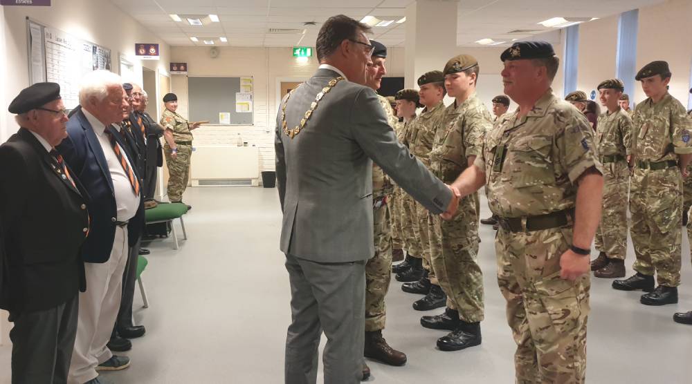 Chichester Branch meets the ACF | The Royal Sussex Regiment