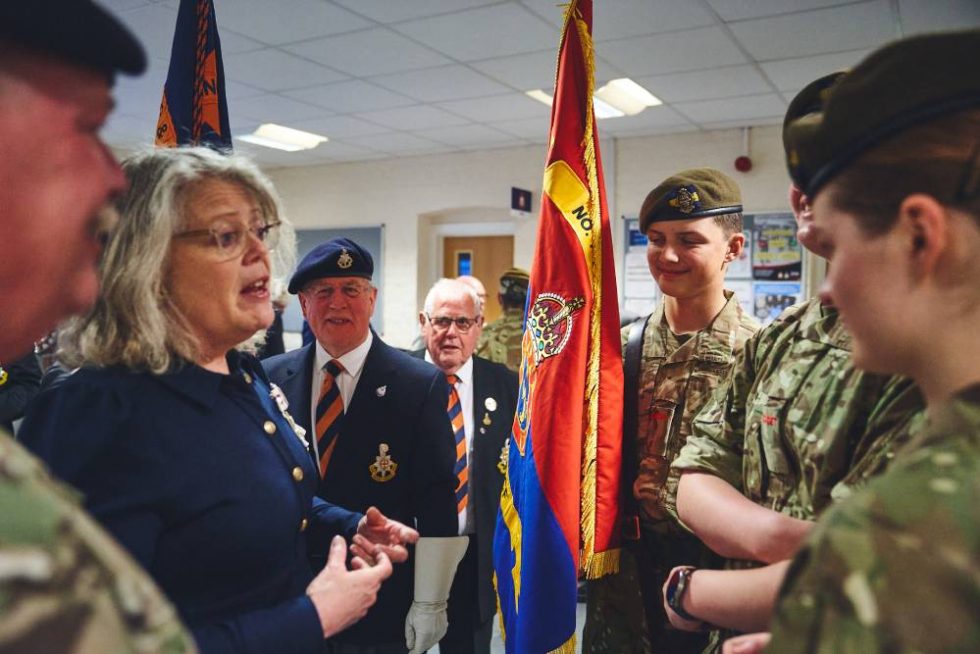 Presentation of new standard | The Royal Sussex Regiment